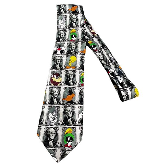 Warner Bros. | Accessories | Vintage Looney Tunes George Washington Tie ...